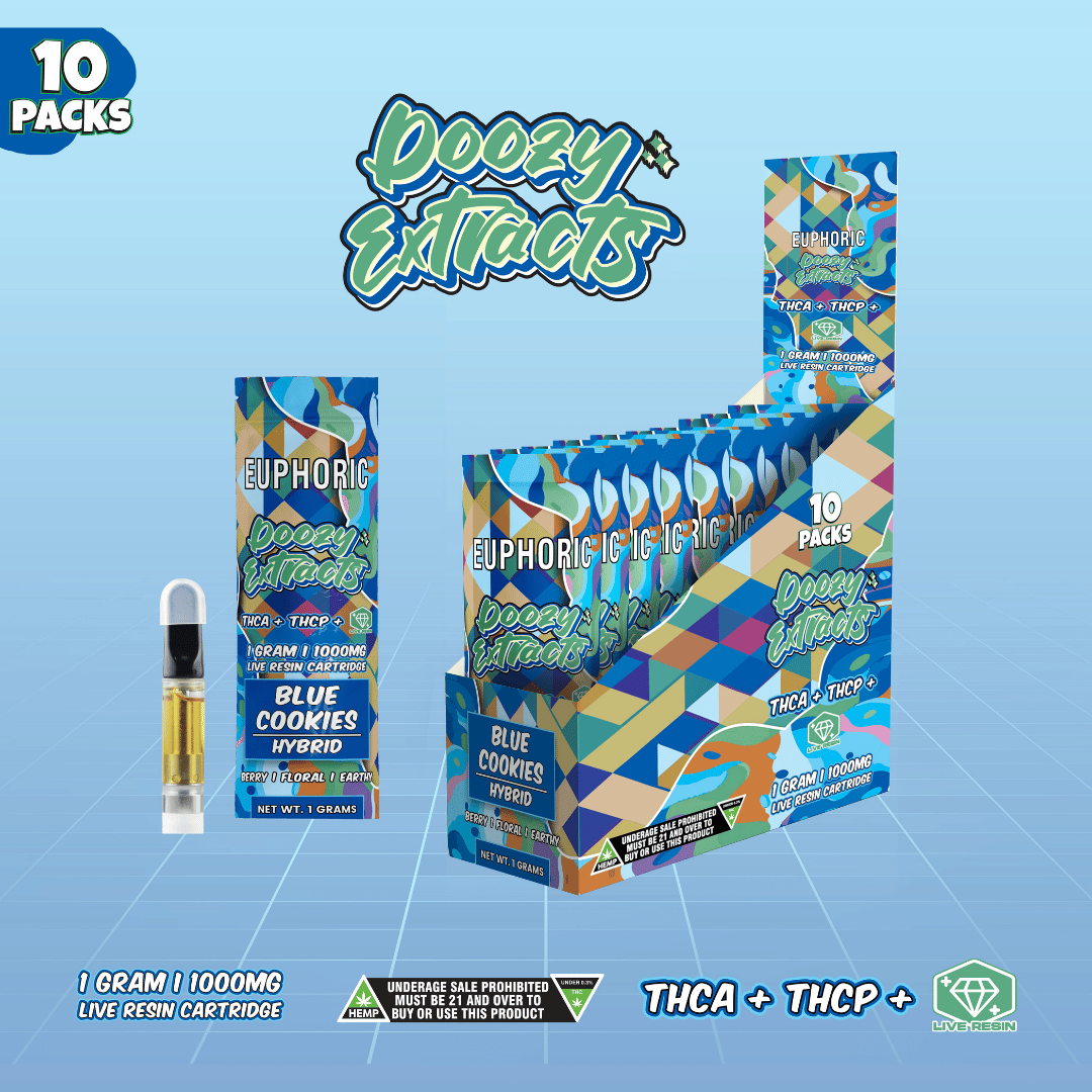 Doozy Extracts | THCA + THCP 1ML Cartridge - Blue Cookies (Hybrid)