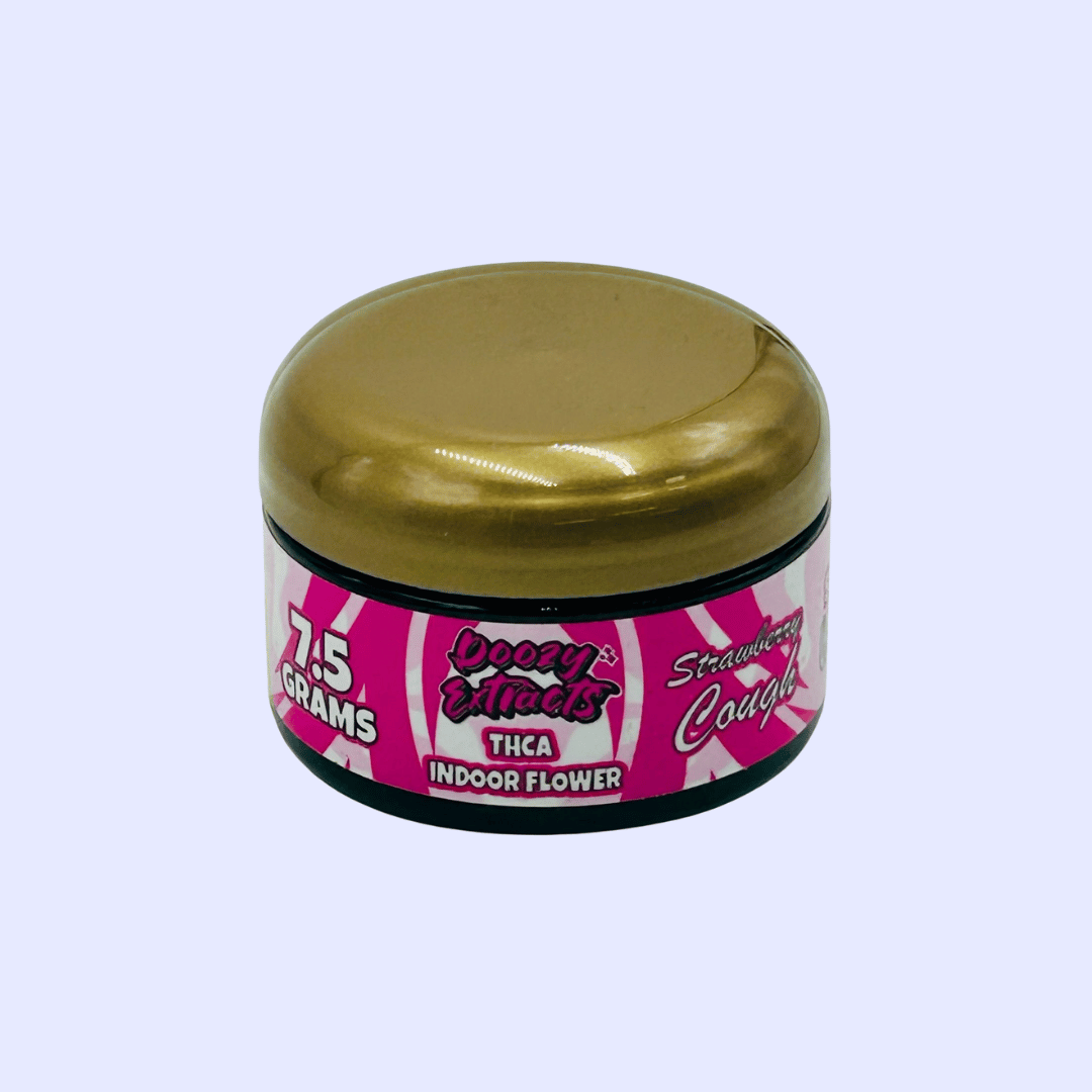 Doozy Extracts | 4 Grams Indoor THCA Flower Mag Jar - Strawberry Cough